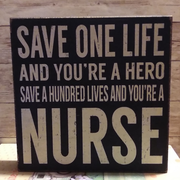 Other | New Wooden Nurse Sign | Poshmark